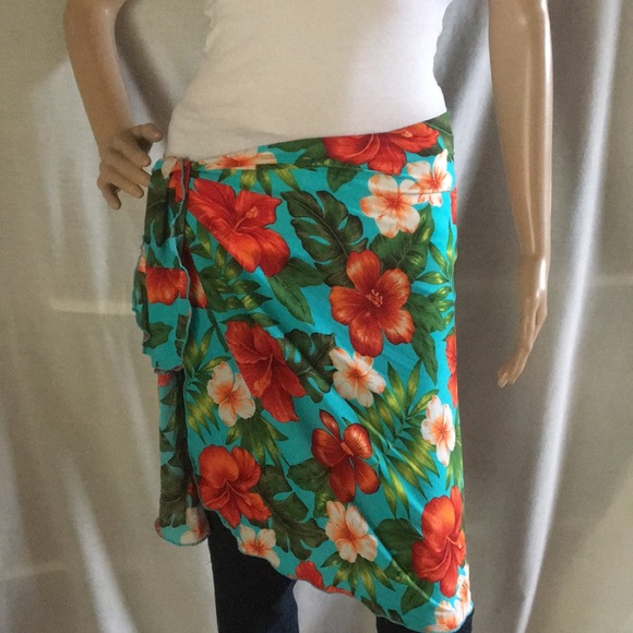 Skirts | Vibrant Tropical Wrap | Poshmark